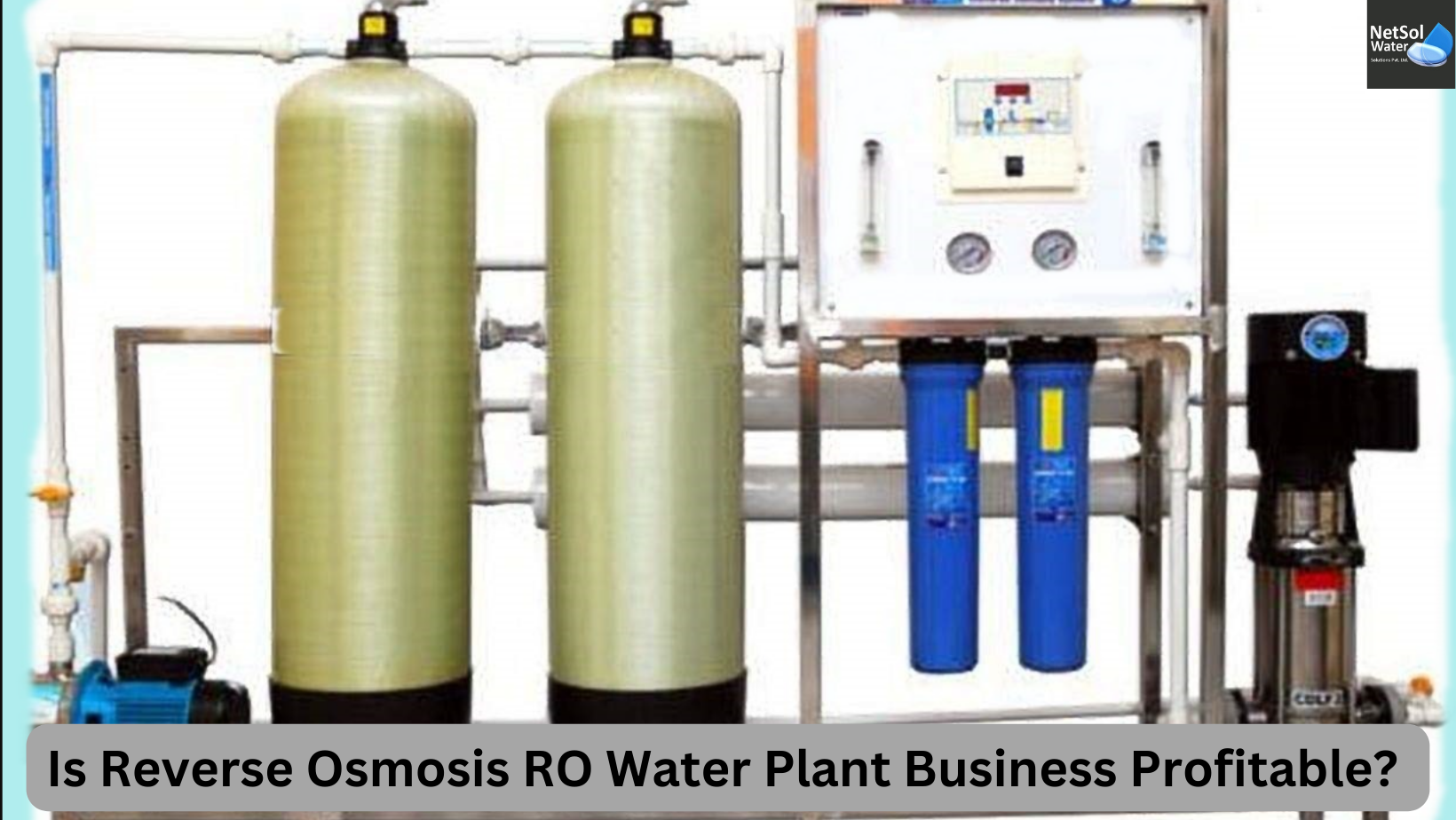 Is Reverse Osmosis RO Water Plant Business Profitable