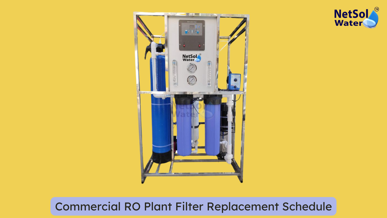 Commercial RO Plant Filter Replacement Schedule