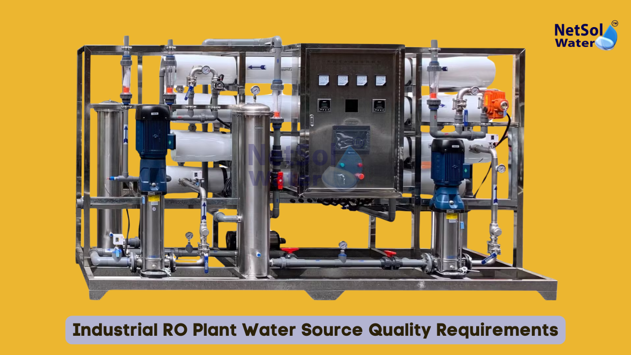 Industrial RO Plant Water Source Quality Requirements
